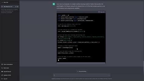 112 Regression Model Chatgpt Youtube