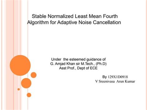 Fpga Implementation Of Noise Cancellation Using Adaptive Algorithms Pdf