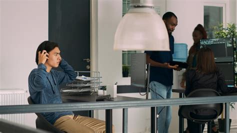 Premium Photo Asian Web Developer Programming Firewall Server On