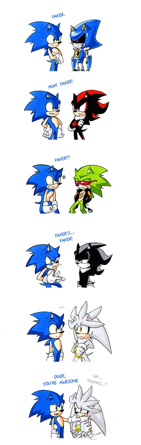 Each Time Sonic Meets Another Hedgehog By Finikart On Deviantart