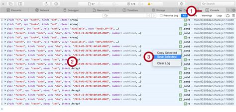 Accessing Browser Console Logs Support The Omni Group
