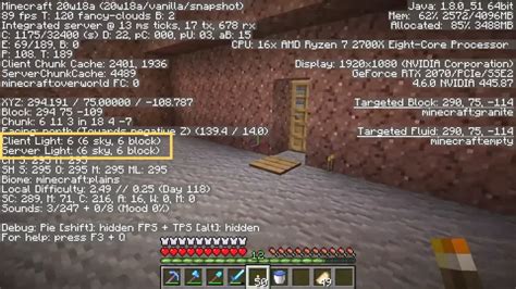 How To Check Light Levels In Minecraft Game Specifications