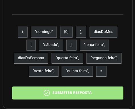Array Textos Vamos Fazer Uma Array Contendo Os Dias Da Semana