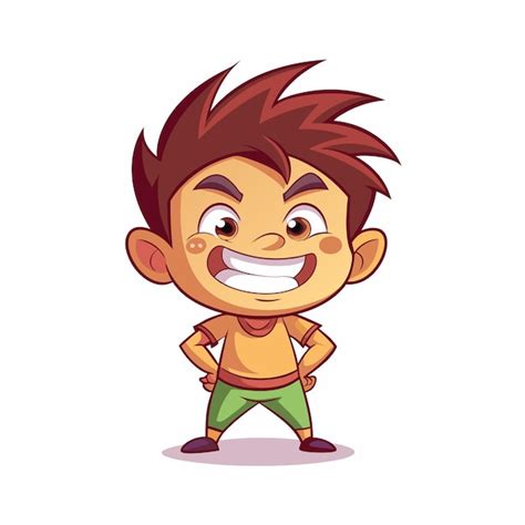 Cartoon Character Vector Illustration Premium Ai Generated Vector