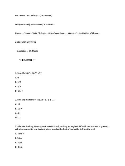 Qb Mathematics Pdf Circle Interest