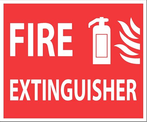Printable Fire Extinguisher Signs Free Download Clip Art Free
