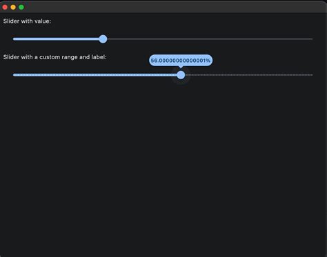 Integer Sliders Are Not Possible Float Sliders Can Have Ugly Values