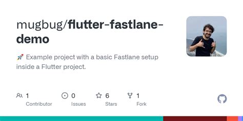 Github Mugbugflutter Fastlane Demo 🚀 Example Project With A Basic Fastlane Setup Inside A