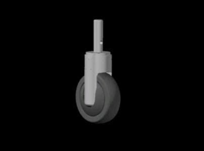 Fixed Wheel DWG Block For AutoCAD Designs CAD