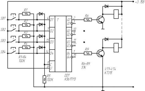 Релейный Переключатель Схемотехника для начинающих Форум по радиоэлектронике Circuit