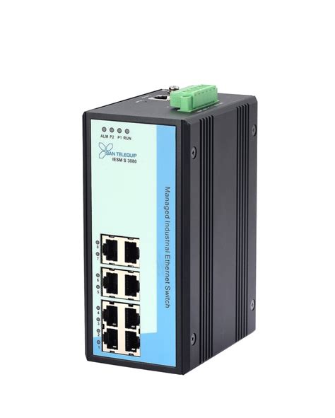 San Telequip IESM S 3080 8 Port Managed Industrial Ethernet Switch At 17590 Piece In Pune