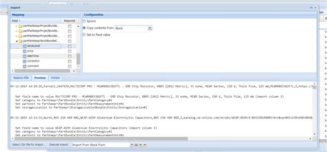 unable to import several parameters from csv file · issue 1053 · partkeepr partkeepr · github