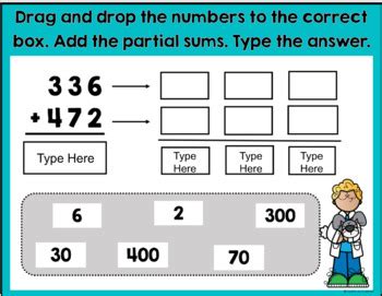 Addition Using Partial Sum For Google Slides By Sunshine And Sweetness