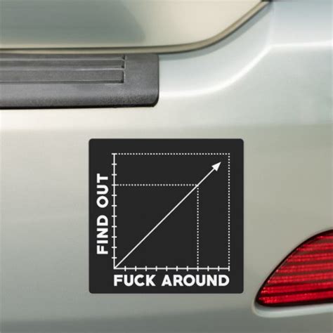 Fafo Chart Graph Meme Car Magnet Zazzle