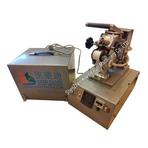 Cable Id Printer Wire Marking Hot Stamping Press Machine Of Electric Wires Codes Markers Hot