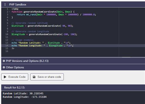 How To Generate A Random Latitude And Longitude In Php Athenalinks