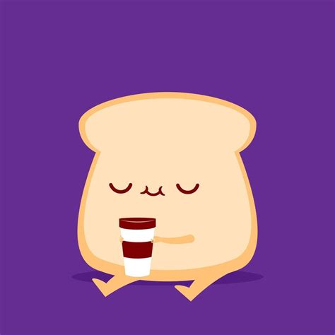 Bread Cartoon Character 38441171 Vector Art At Vecteezy