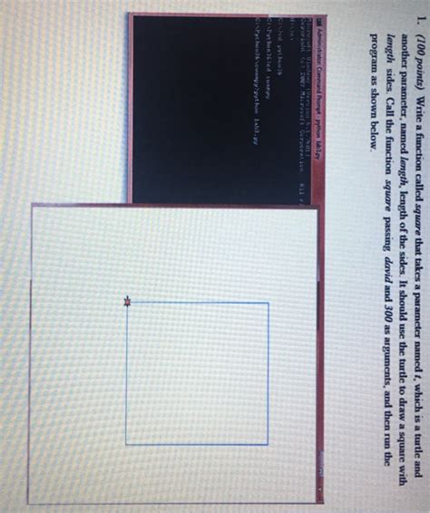 Solved Points Write A Function Called Square That Chegg