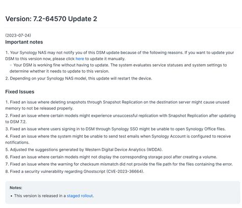 Dsm 7 2 64570 Update 2 Dsm Updates Reporting Xpenology Community