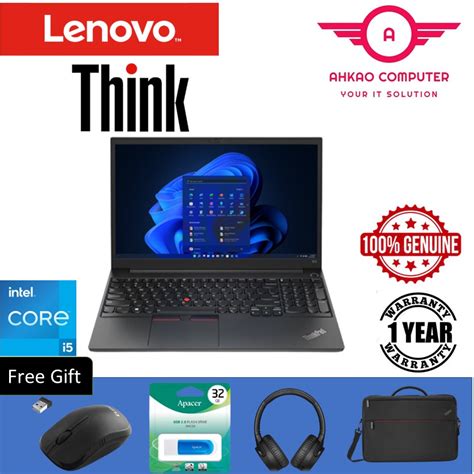 Lenovo ThinkPad E Gen E CMY FHD Laptop I U GB GB SSD Iris Xe W P