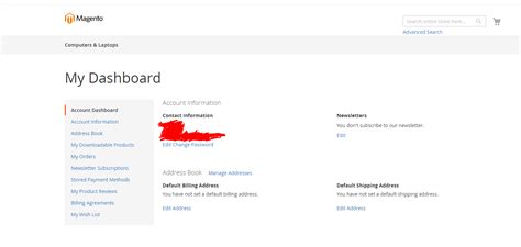 Magento 2 Account Dashboard Was Messed Up After Installing Magento2