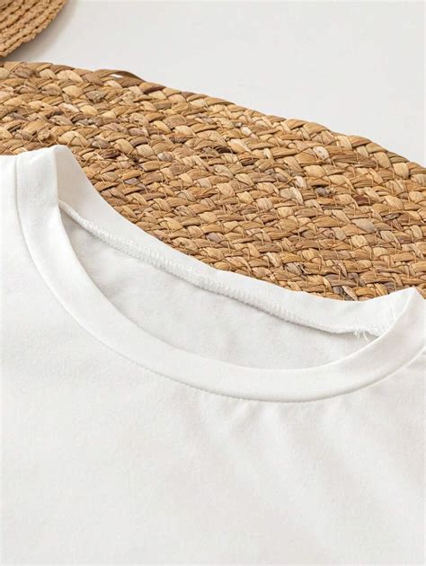 inawly leopard print numeric pattern simple stylish standard size crew neck short sleeve t shirt