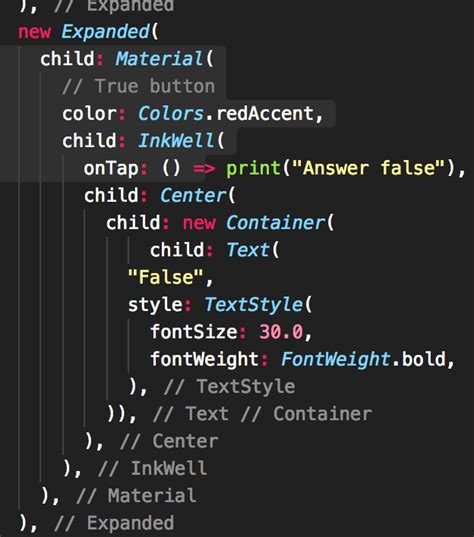 Dart Flutter Fat Arrow Syntax Causes Error In Expand Selection · Issue 52244 · Microsoft