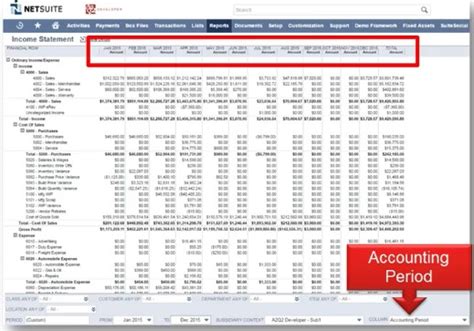 Netsuite Income Statement Reports Netsuite User Tips