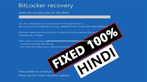How To Bypass Bitlocker Blue Screen In Windows 10 11 { 2 Methods } Hindi 2024 Youtube