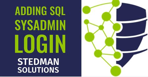 Add Sysadmin In Sql Server Via Ssms Step By Step