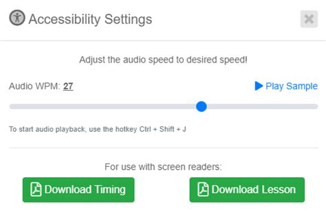 Student Accessibility Options Keyboarding Online