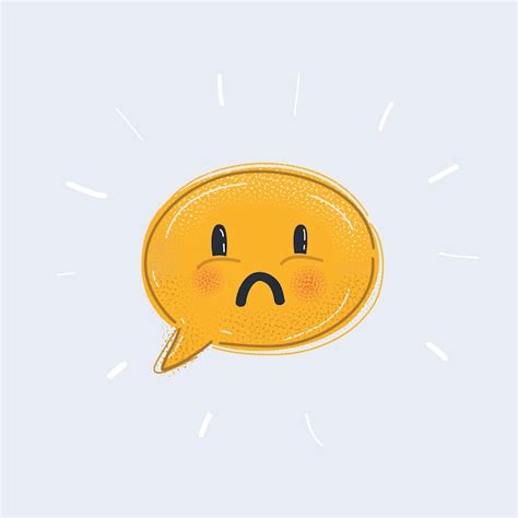 Premium Vector Speech Bubble Smile Face Icon
