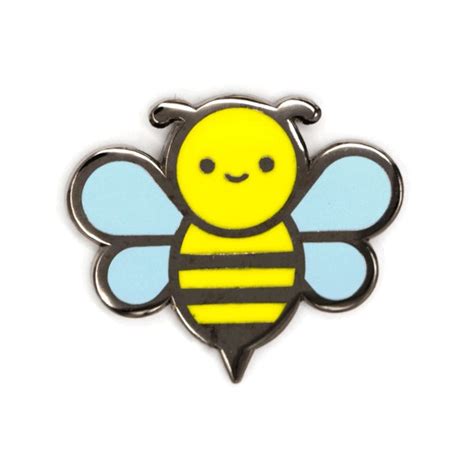 Bee Enamel Pin Etsy