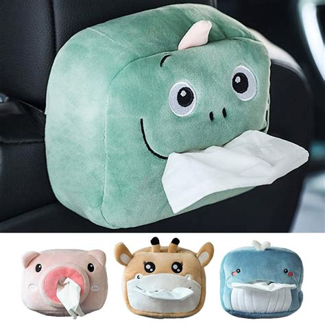 New Car Tissue Box Cute Napkin Tissue Paper Holder For 蝦皮購物