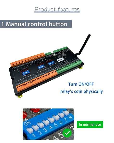 esp32 k type thermocouple 24ch relay module a24 smart home