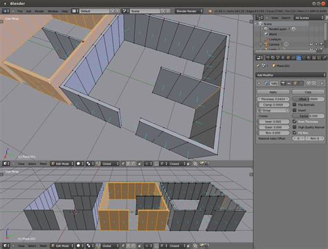 Solidify Modifier On A Non Manifold Mesh Modeling Blender Artists