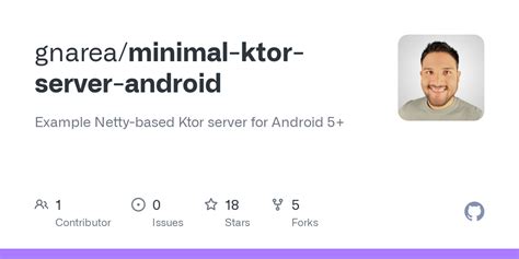 Github Gnareaminimal Ktor Server Android Example Netty Based Ktor Server For Android 5