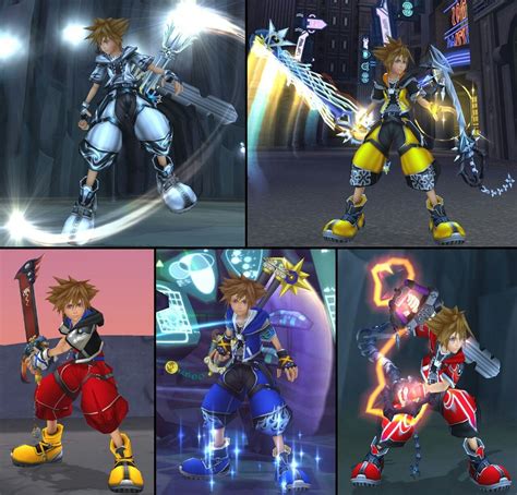 Kingdom Hearts Sora Forms Kingdom Hearts Sora Forms
