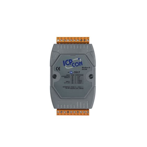 ICP DAS M 7017 G CR I O Module Modbus RTU 8AI IIoT