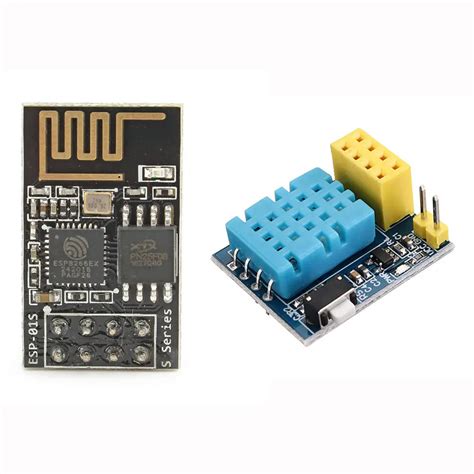 Esp8266 Esp 01 Esp 01s Dht11 Sensor Temperature And Humidity Wifi Node