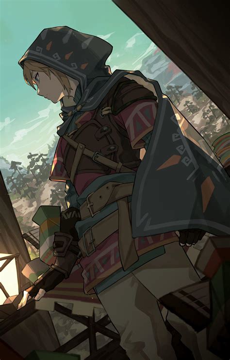 [botw] Link In Rito Village By Kagachakichi R Zelda