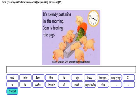 Time Creating Calculator Sentences Explaining Pictures 09