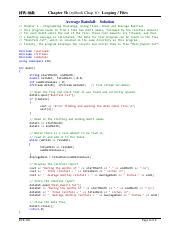 Calculating Monthly Rainfall Program To Total And Average Course Hero