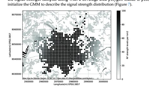 rf signal strength distribution per square kilometer download