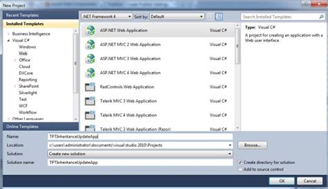 Table Per Type Tpt Inheritance Update Data Via Edm Framework