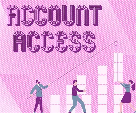 Handwriting Text Account Access Concept Meaning Having Permission To Use Particular Data On A
