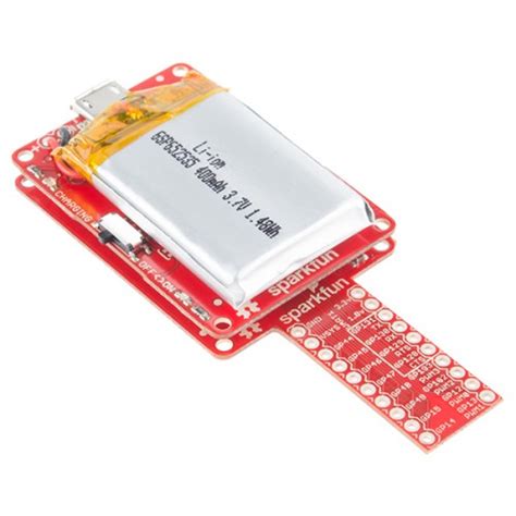 Sparkfun Block For Intel® Edison Battery At Mg Super Labs India