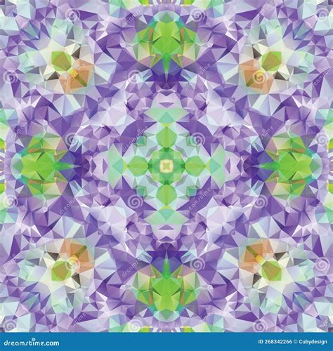 Geometric Mosaic Seamless Pattern Design Repeat Textile Design