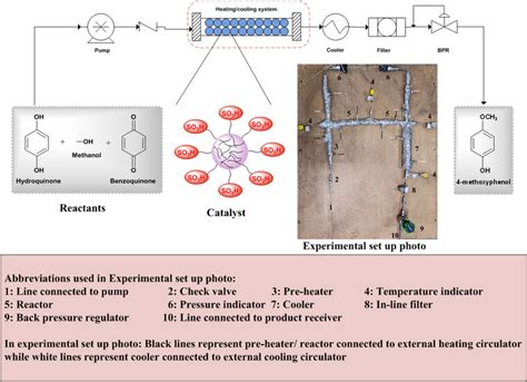 Experimental Set Up For Continuous Flow Methylation Of Hydroquinone