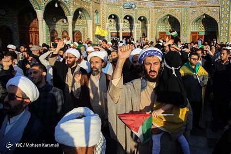 تجمع مردم قم در محکومیت جنایات رژیم کودک کش صهیونیستی